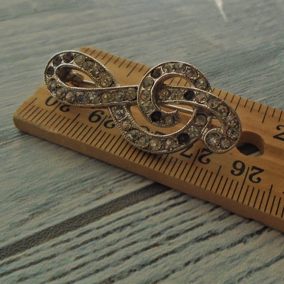 Jewelry | Vintage Treble Clef Brooch | Poshmark